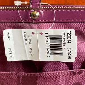 Coach | Bags | Nwt Coach Berry Colored Shoulder Bag | Poshmark